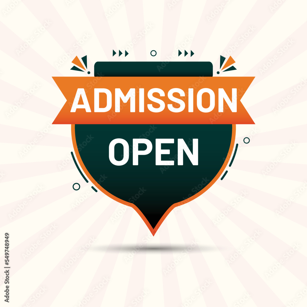 admission open banner abstract school college coaching clipart for ...