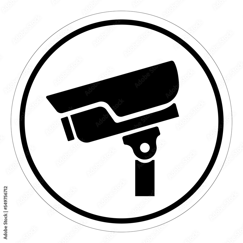 CCTV Security Camera Symbol Sign, Vector Illustration, Isolate On White ...