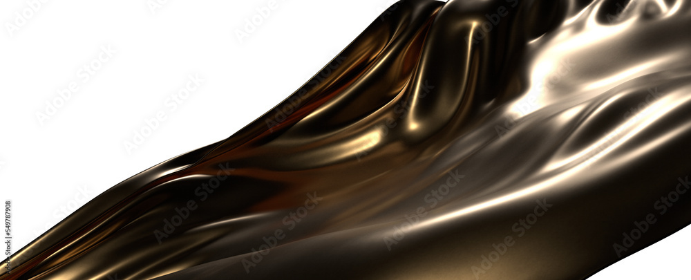 gold cloth, luxury smooth golden background, wave Stock Illustration ...