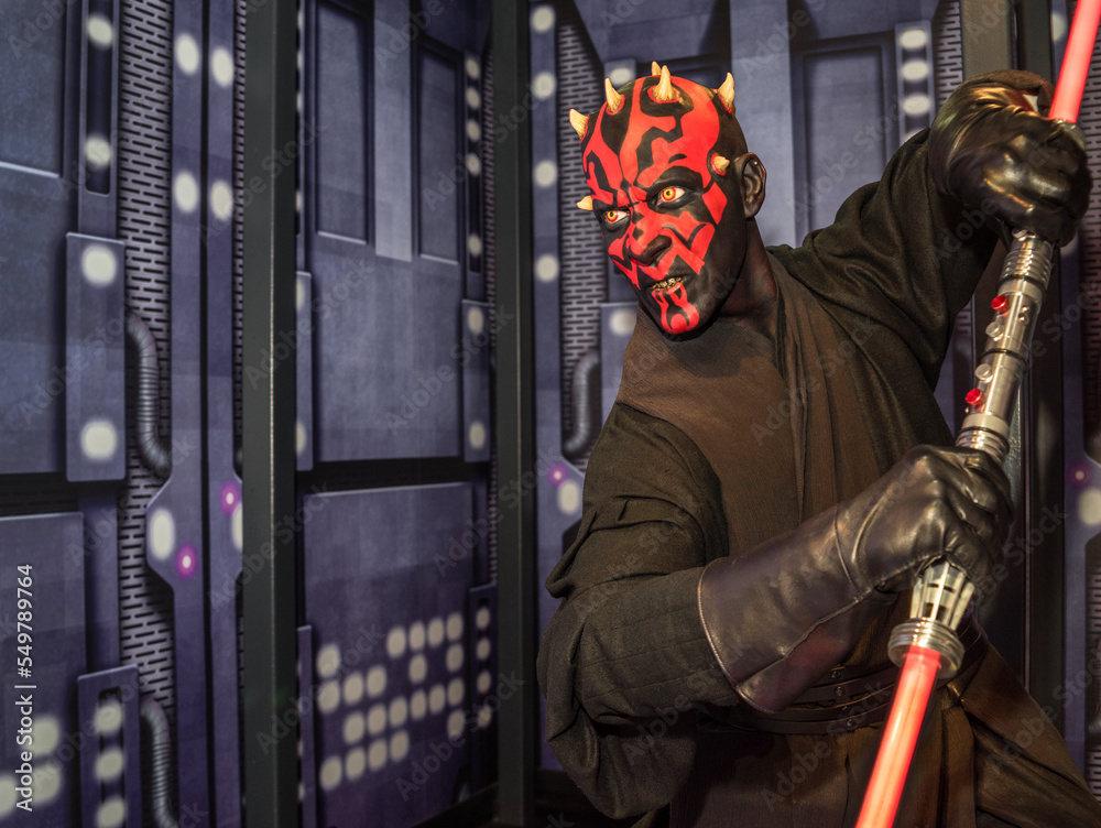 Darth Maul wax figure in Madame Tussauds museum in Berlin, Germany ...