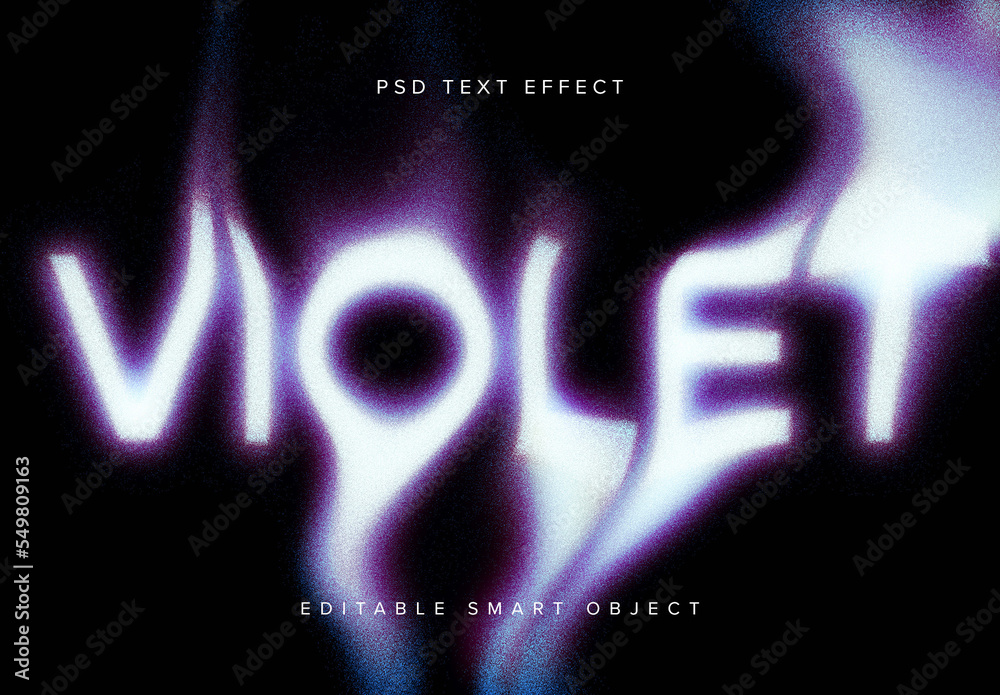 Dissolving Glitch Text Effect Mockup Stock Template | Adobe Stock