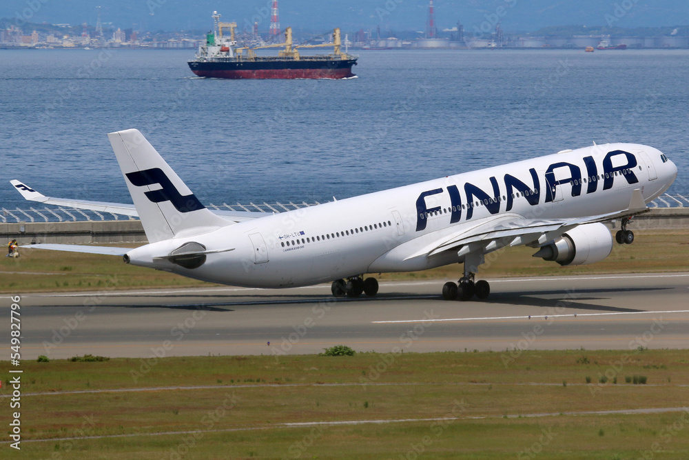 Finnair Airbus A330-300 airplane at Nagoya Chubu Centrair airport in ...