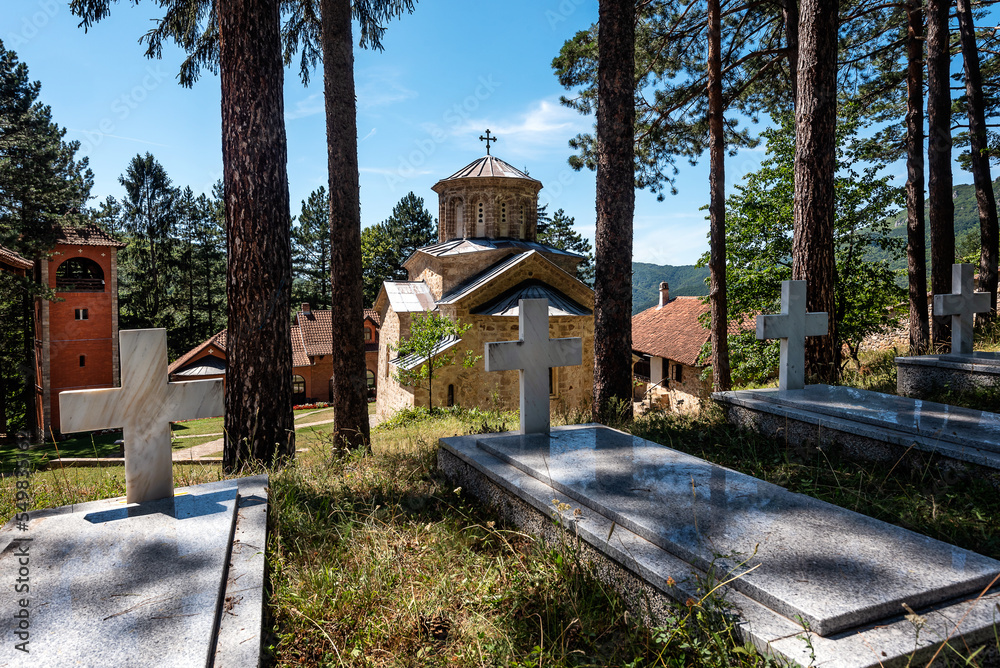 Orthodox Christian Monastery. Serbian Monastery of the Holy Trinity ...
