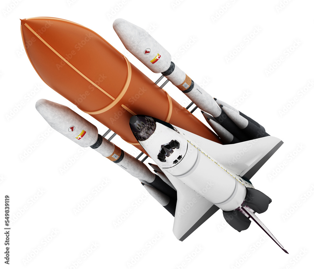 Transparent Space Shuttle