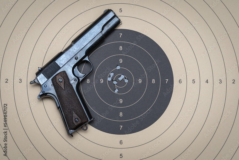 Pistol Shooting Bullet