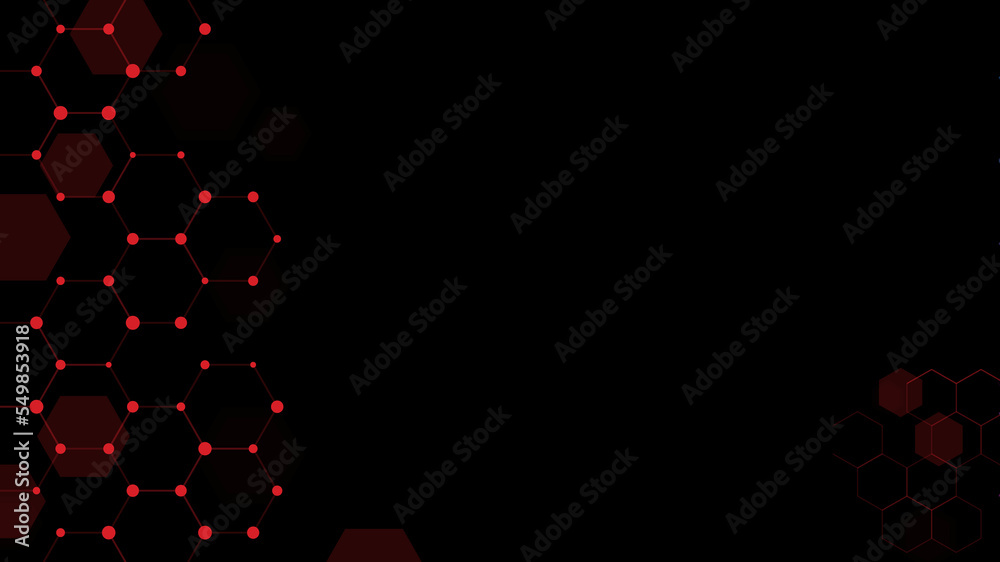 Red Technology Diagonal Lines and red particles background. red and ...