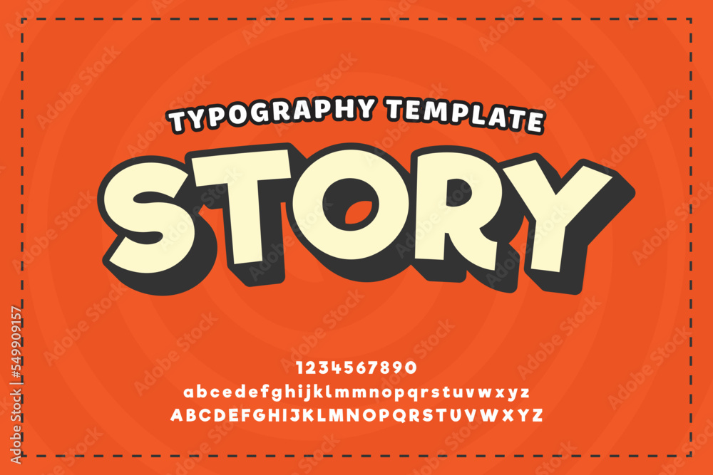 creative typography template with calligraphy font style use for brand ...