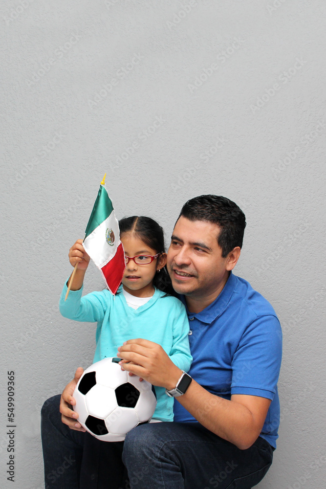 Mexican dad and daughter share their love for soccer, they take a ball ...