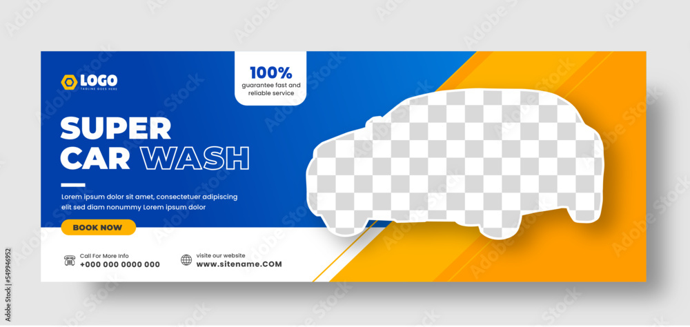 Car Wash Banner Design