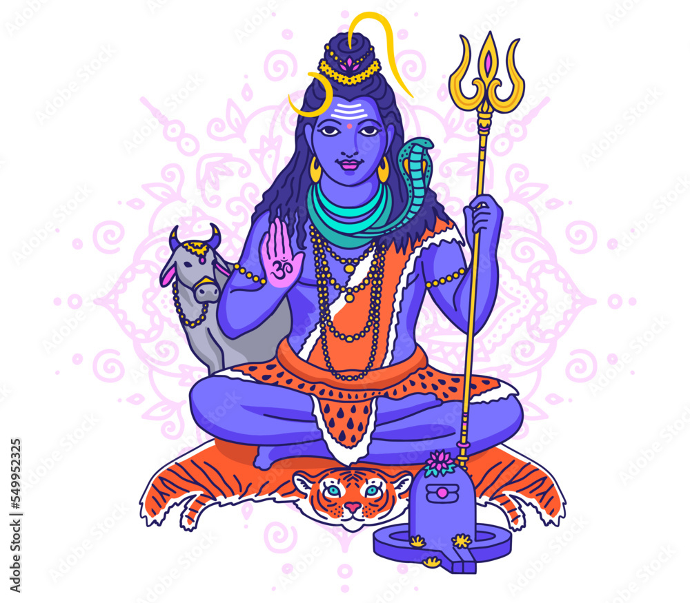 Lord Shiva also known as Mahadeva . One of the principal deities of ...