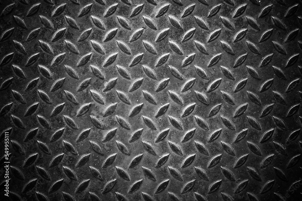 Seamless metal texture, floor steel sheet for background or backdrop ...