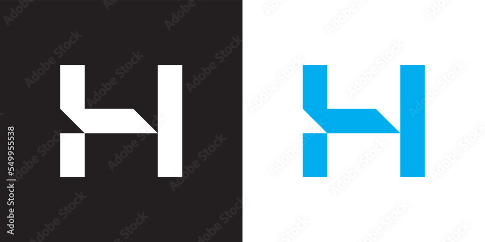 Minimal HL logo. Icon of a LH letter on a luxury background. Logo idea ...