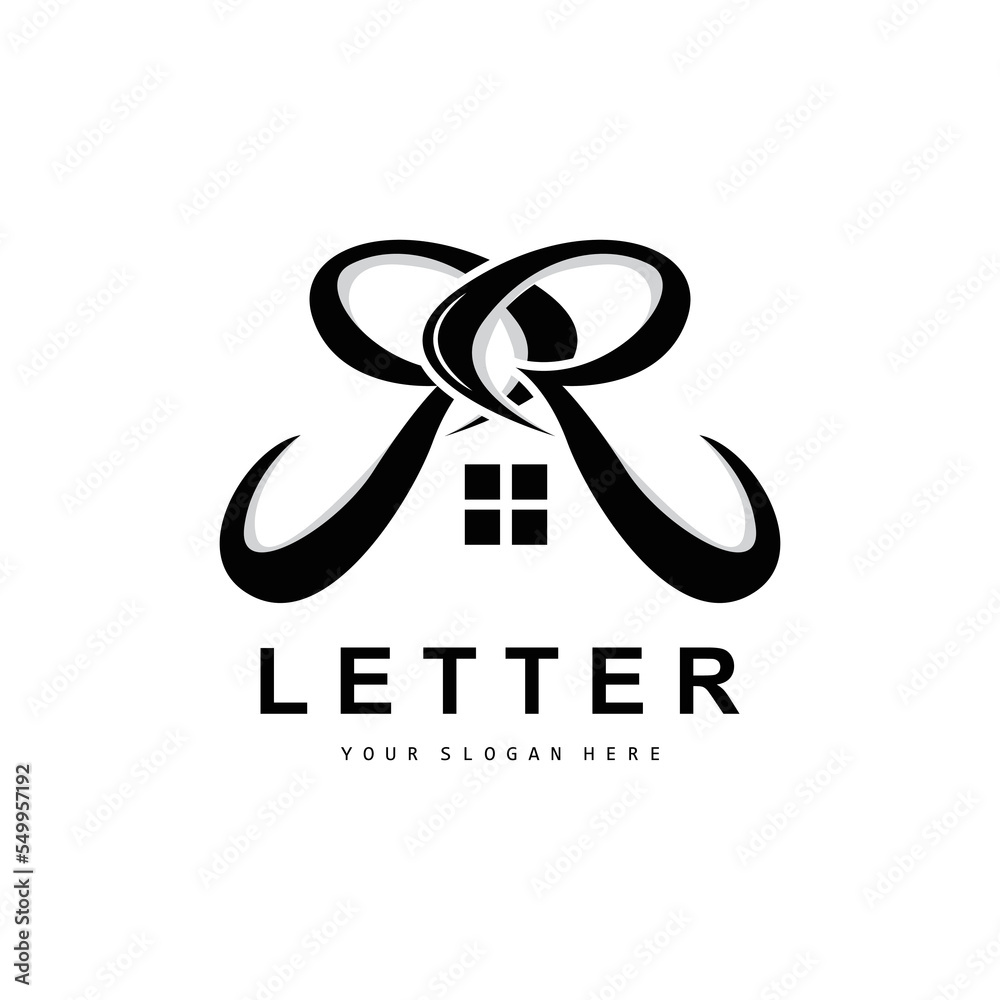 R Letter Logo, Vector Alphabet Symbol, Design For Brand Logos With ...