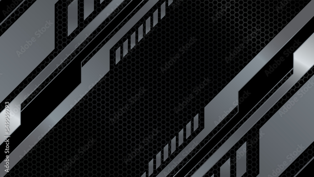 Abstract background dark with carbon fiber texture vector illustration ...