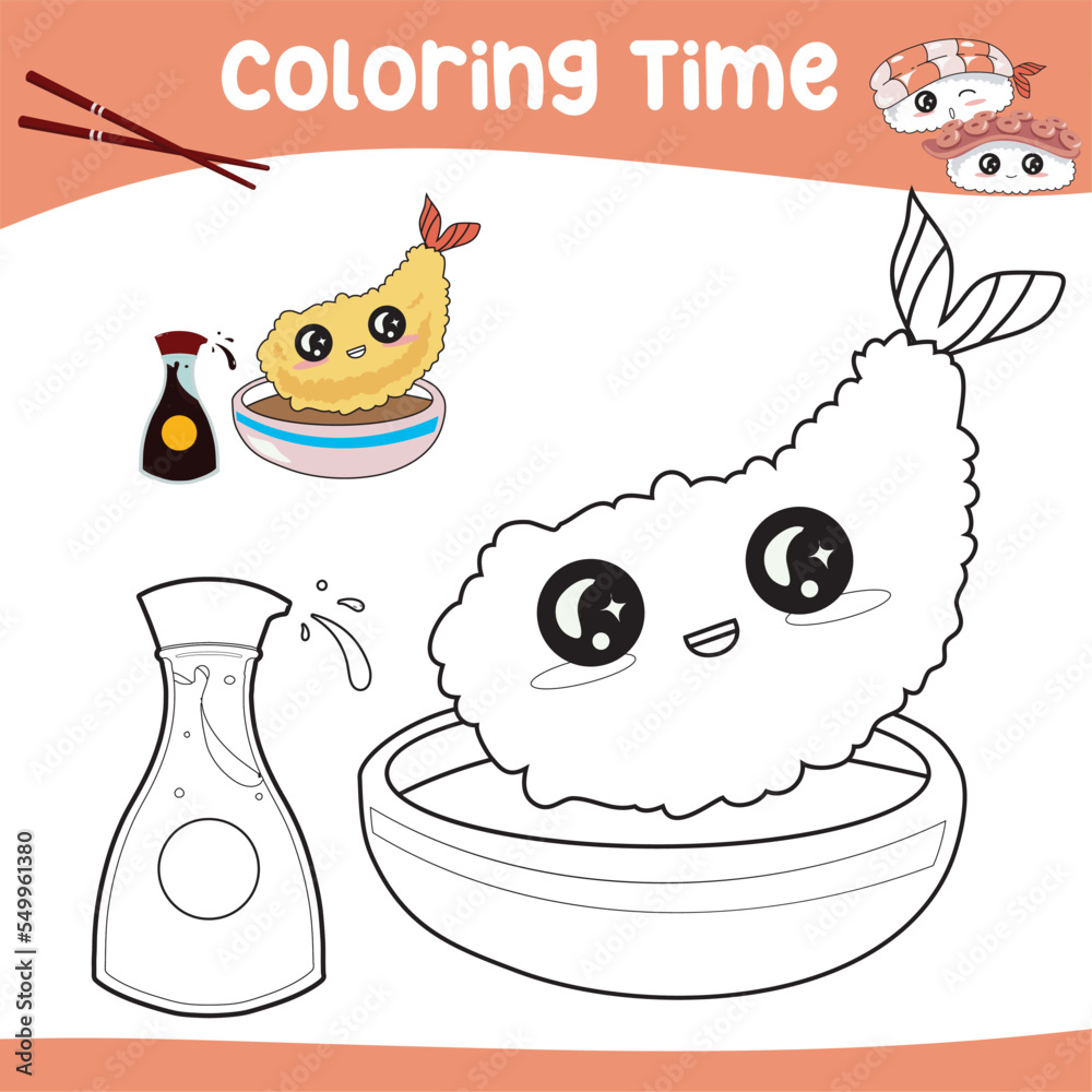 Coloring page for children. Educational printable coloring worksheet ...