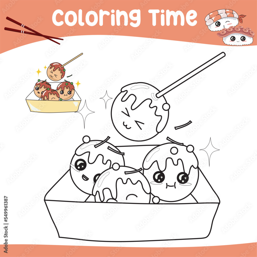 Coloring page for children. Educational printable coloring worksheet ...