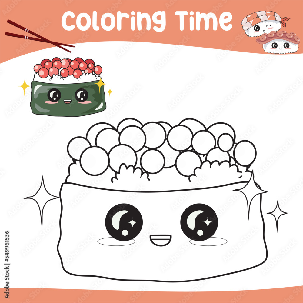 Coloring page for children. Educational printable coloring worksheet ...