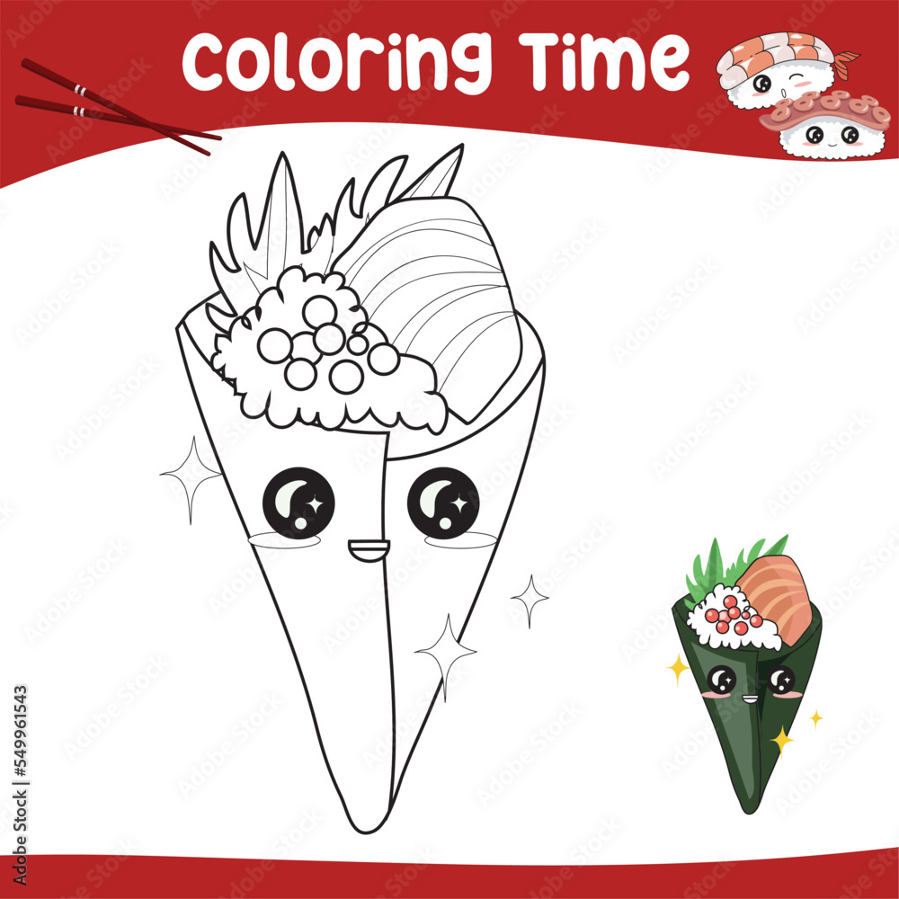 Coloring page for children. Educational printable coloring worksheet ...