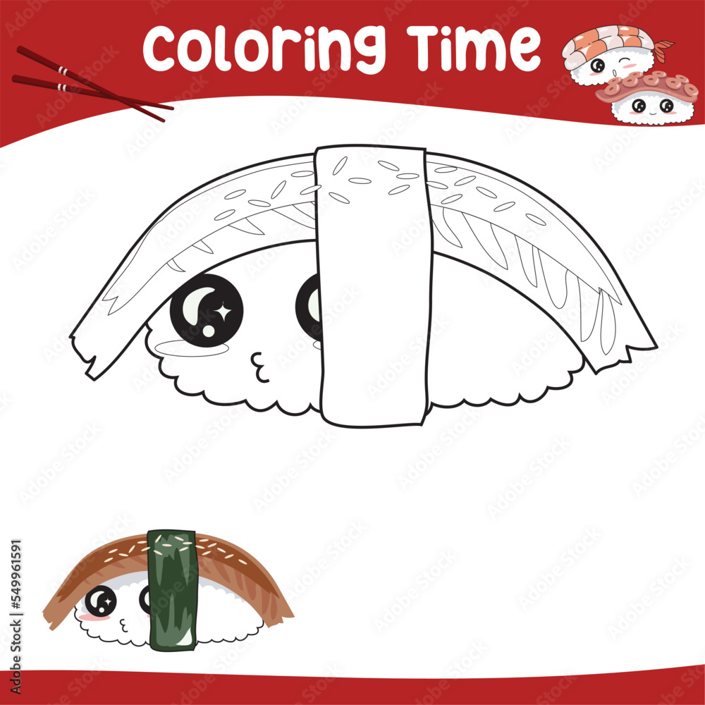 Coloring page for children. Educational printable coloring worksheet ...