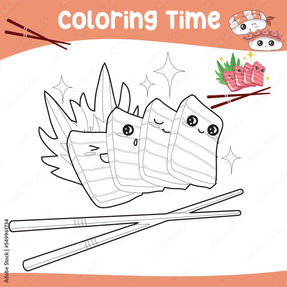 Coloring page for children. Educational printable coloring worksheet ...