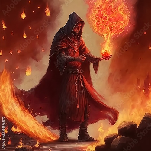 Fire Wizard Art