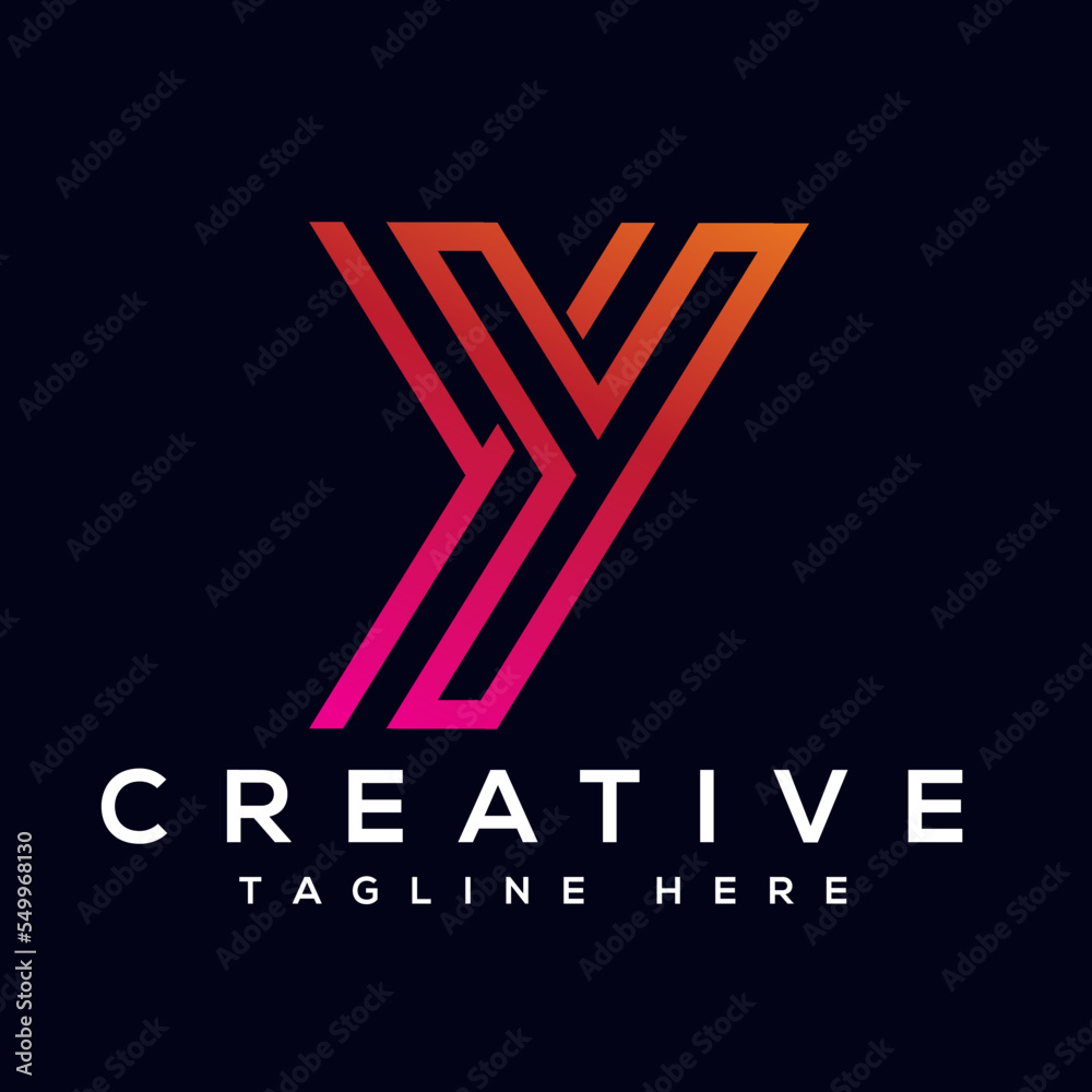 Branding identity corporate vector letter y logo design. Stock Vector ...