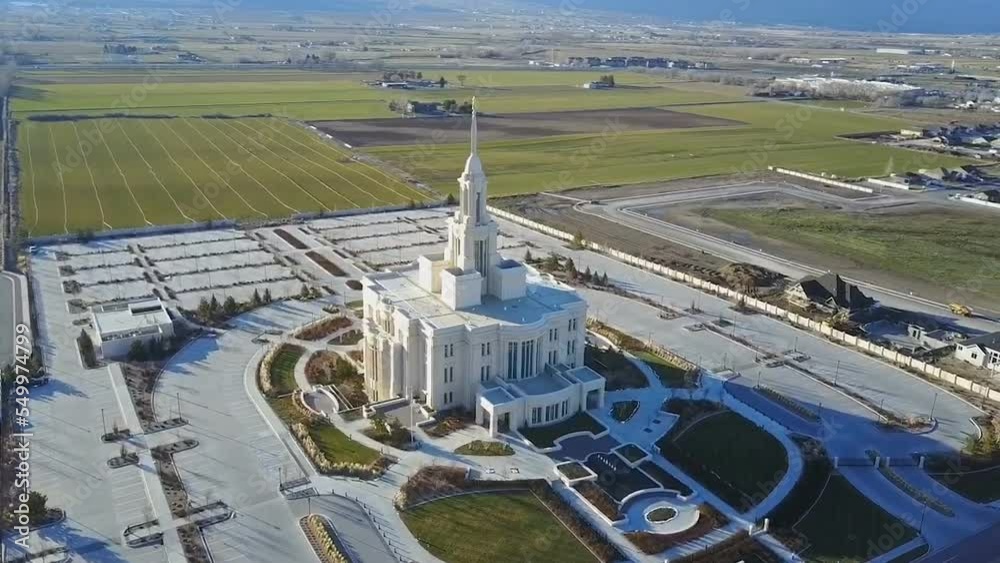 Golden Hour at the Payson Utah Temple. The Payson Utah Temple is a ...