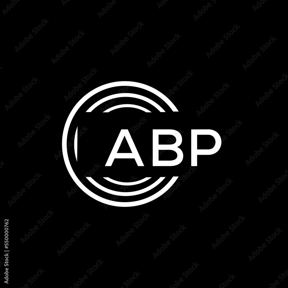 ABP Letter logo design template vector. ABP Technology abstract ...