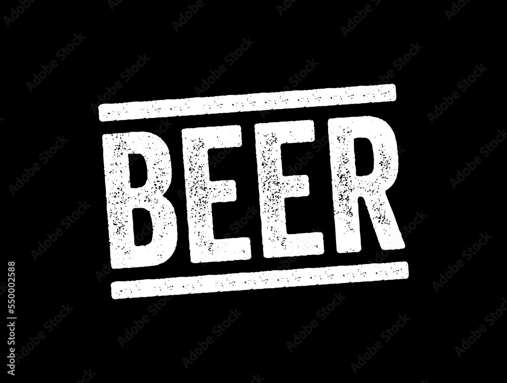 Beer is one of the oldest and the most widely consumed alcoholic drink ...
