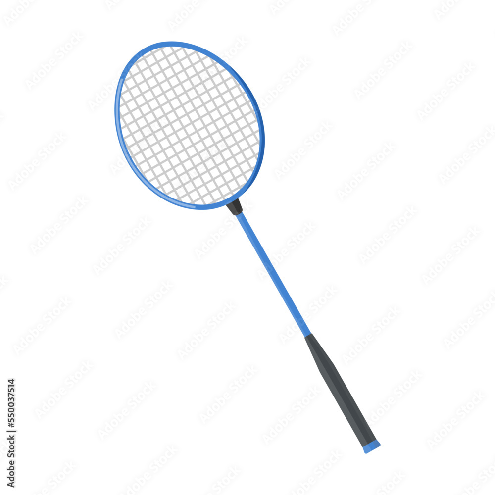 Sport badminton racket cartoon vector. Gaming item for sport vector ...