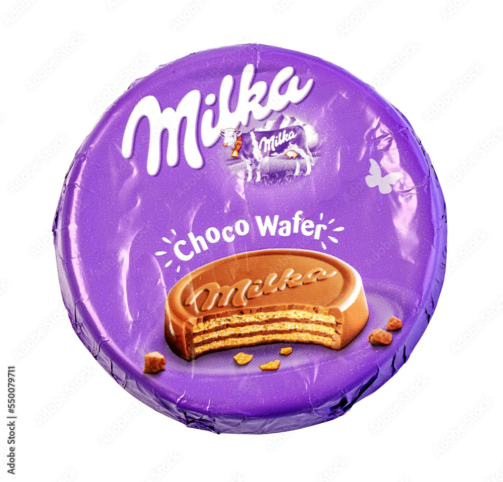 Milka Choco Wafer isolated Stock Photo | Adobe Stock