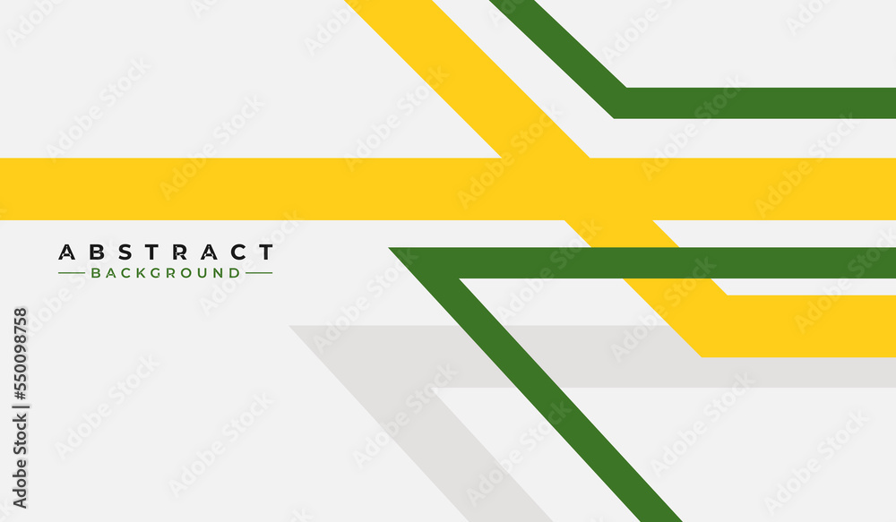 White background with green and yellow lines Stock Vector | Adobe Stock