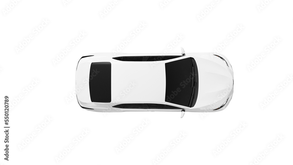 TOP view of white car isolated on white, TOYOTA CAMRY png transparent ...