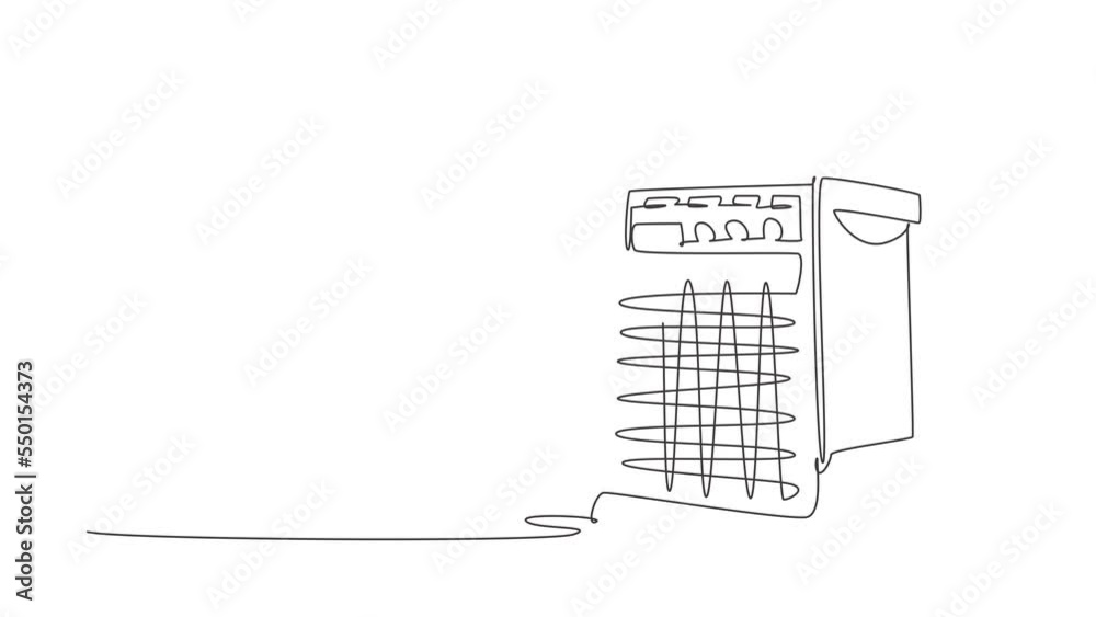 Animated self drawing of continuous one line draw sound system and ...
