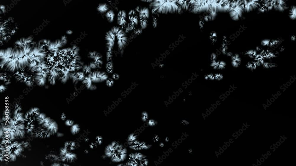 Freezing and winter overlay, frost layer and ice over freeze effect ...