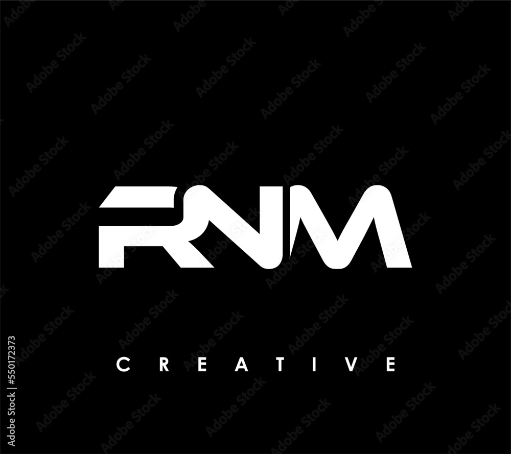 RNM Letter Initial Logo Design Template Vector Illustration Stock ...