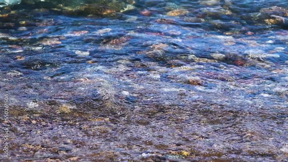 Limnology, lake hydrology. Lake Baikal supralitoral. world's deepest ...