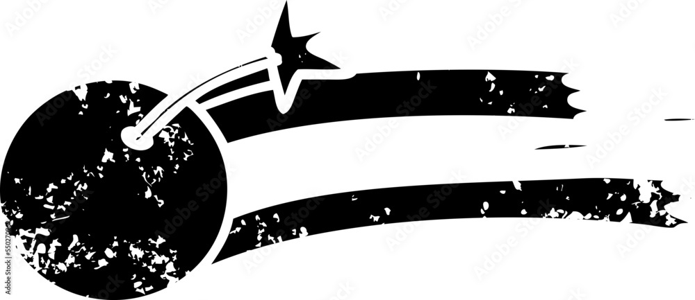 outoutline of a lit bomb Stock Vector | Adobe Stock