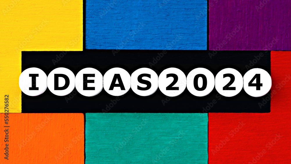 2024 ideas theme. ideas 2024 motivation concept image Stock Photo ...
