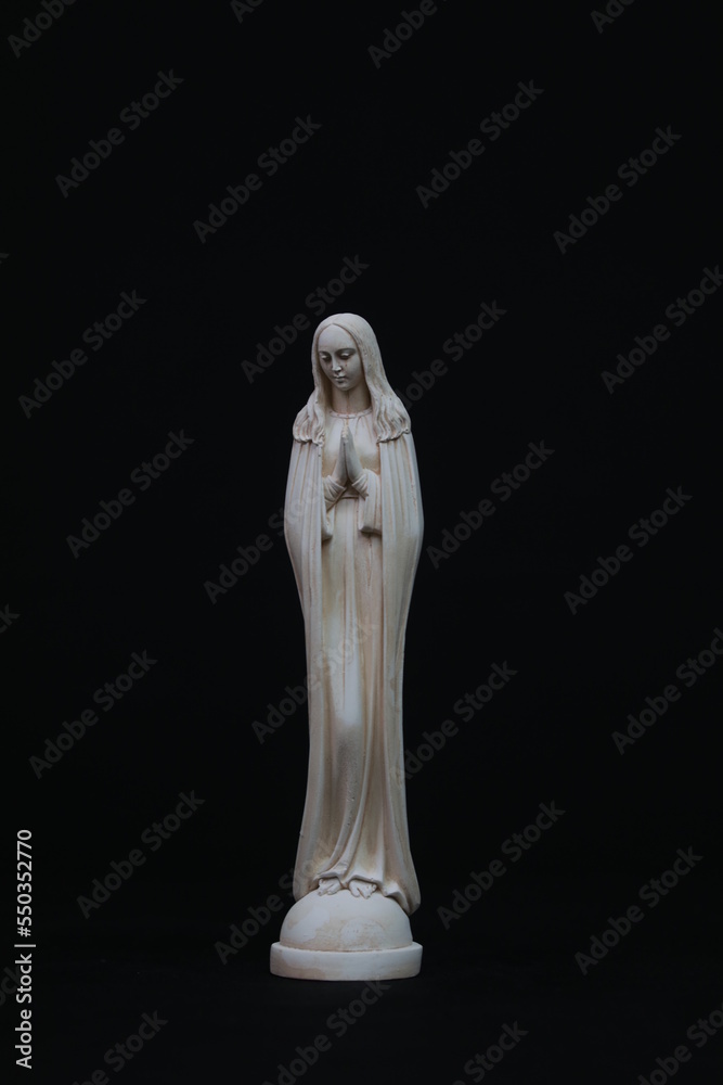 Handmade plaster cast statuses representing various Greek characters ...