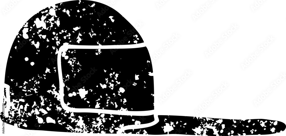 outline cartoon baseball cap Stock Vector | Adobe Stock