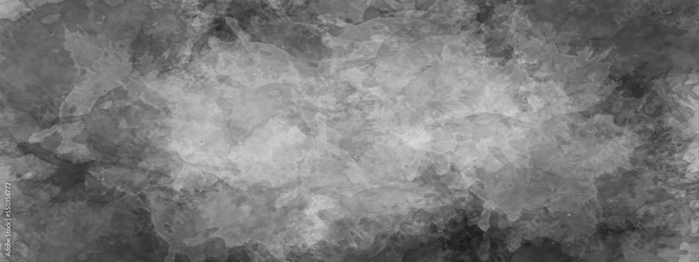Abstract black watercolor background painting. Abstract black and whtie ...