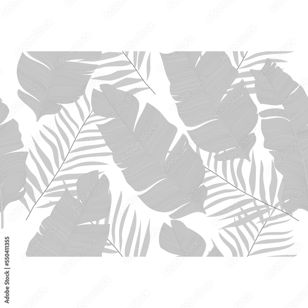 Tropical leaf Wallpaper, Luxury nature leaves pattern design, Golden ...