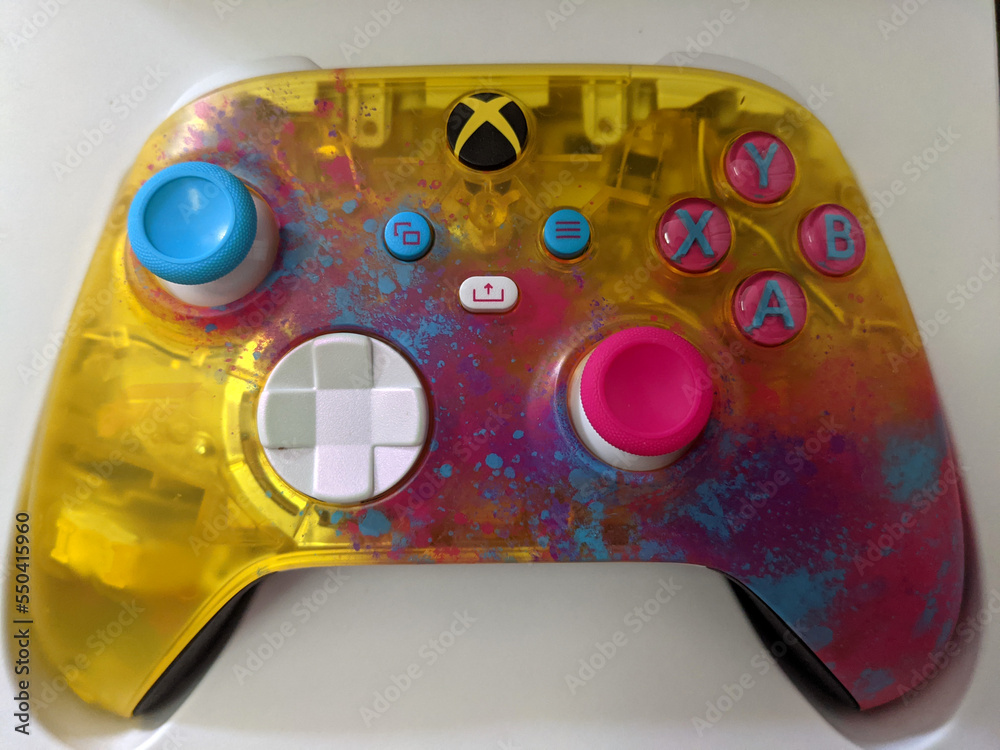 Microsoft Xbox Forza Horizon 5 yellow pink and blue transparent ...