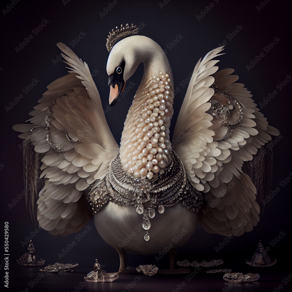 swan Stock Illustration | Adobe Stock