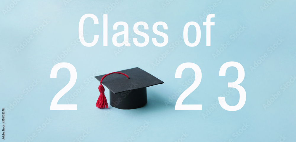 Class of 2023. Graduation banner. Seniors graduation Stock Photo ...