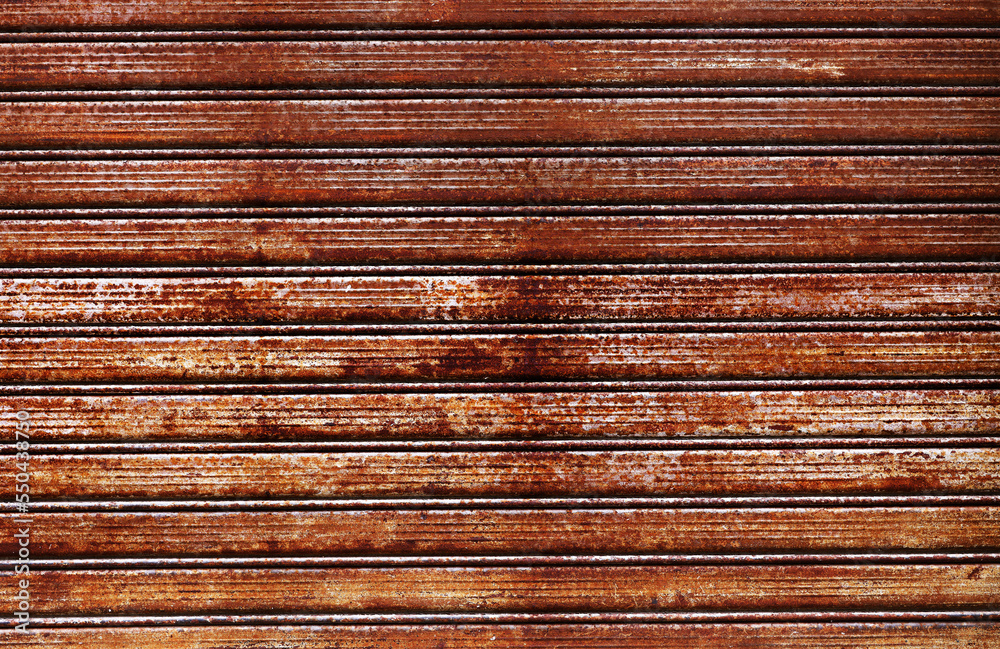 Artistic of old and rusty zinc sheet wall. Vintage style metal sheet ...