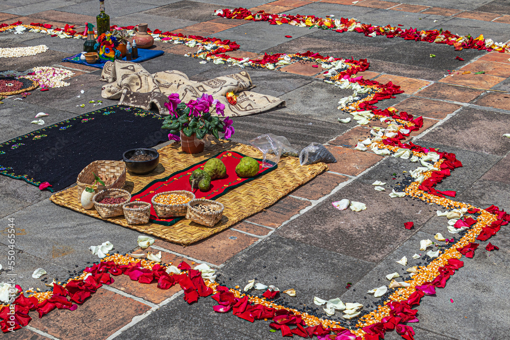 Cuenca, Ecuador. Spiritual ritual of indigenous peoples of Andes ...