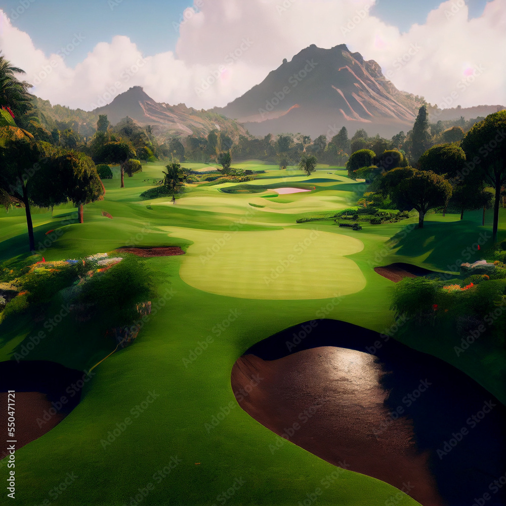 Fantasy Golf Course - Hawaiian Paradise Hawaii - Beautiful Lush Green ...