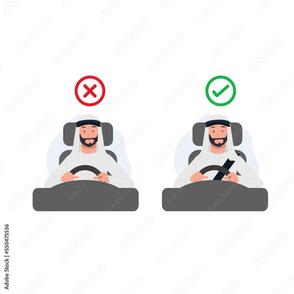 Do s And Dont s Safety Driving Rules Concept Wear Seatbelts While do-s-and-dont-s-safety-driving-rules-concept-wear-seatbelts-while